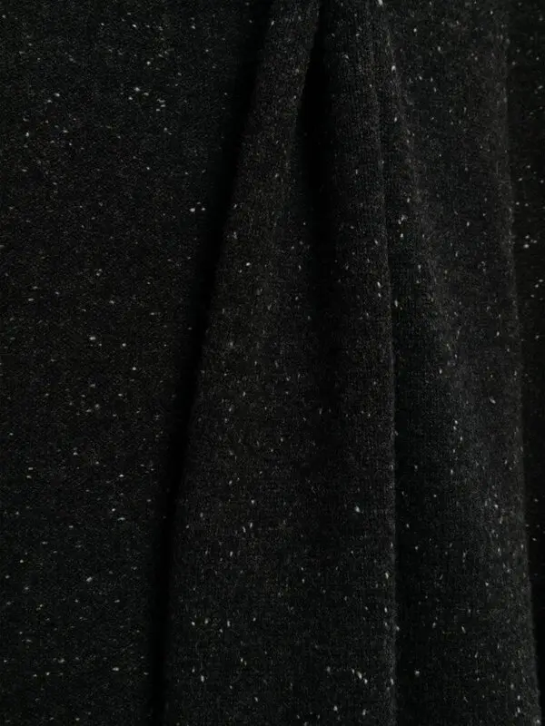 JOSEPH Speckle-knit Wool Scarf - Grey