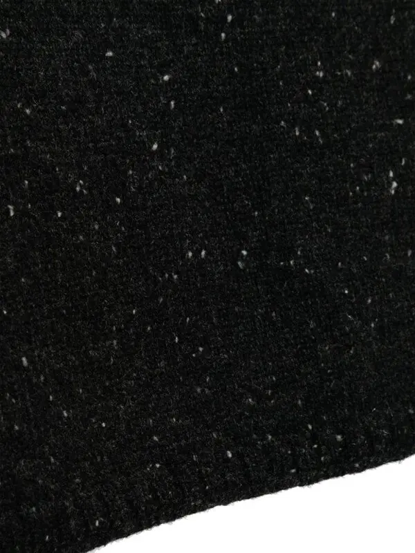 JOSEPH Speckle-knit Wool Scarf - Grey