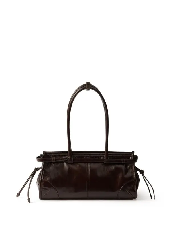 Prada Medium Bonnie Tote Bag - Brown