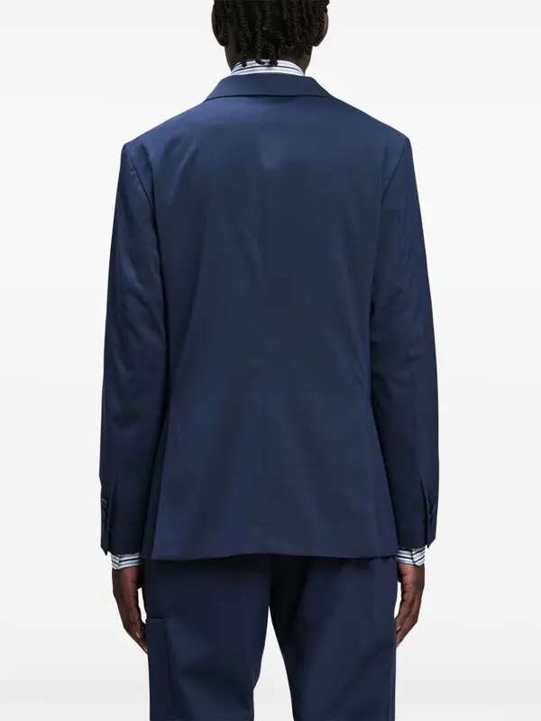 Palm Angels Logo-embroidered Blazer