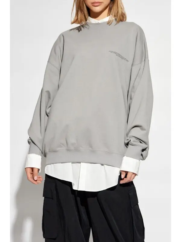 Y3 Logo-printed Crewneck Sweatshirt