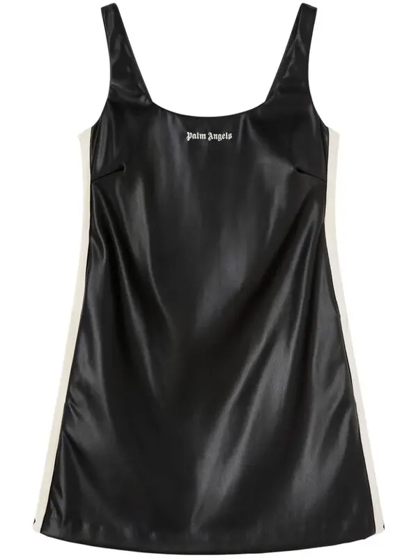 Palm Angels Logo-embroidered Minidress