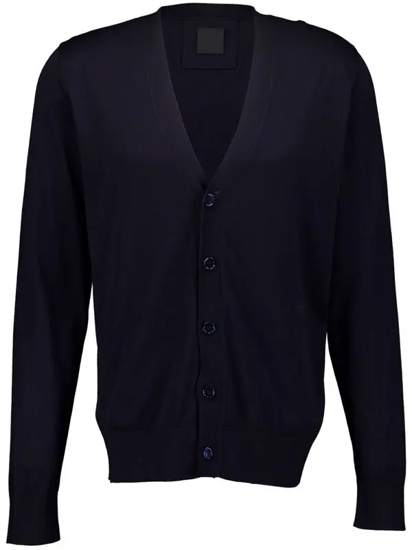 Givenchy Fine-knit V-neck Cardigan