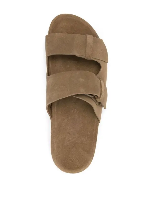 ANCIENT GREEK SANDALS Diogenis Slides - Green