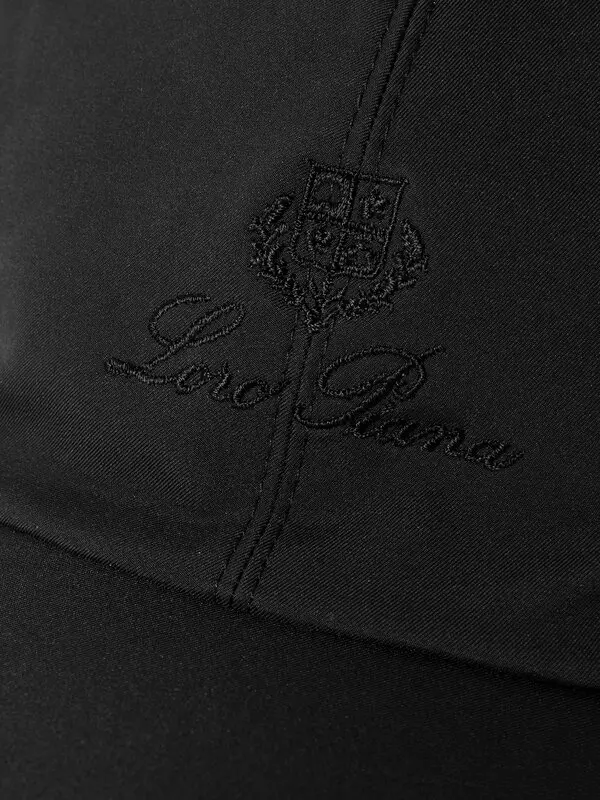 Loro Piana Logo-embroidered Storm System® Shell Baseball Cap - Gray