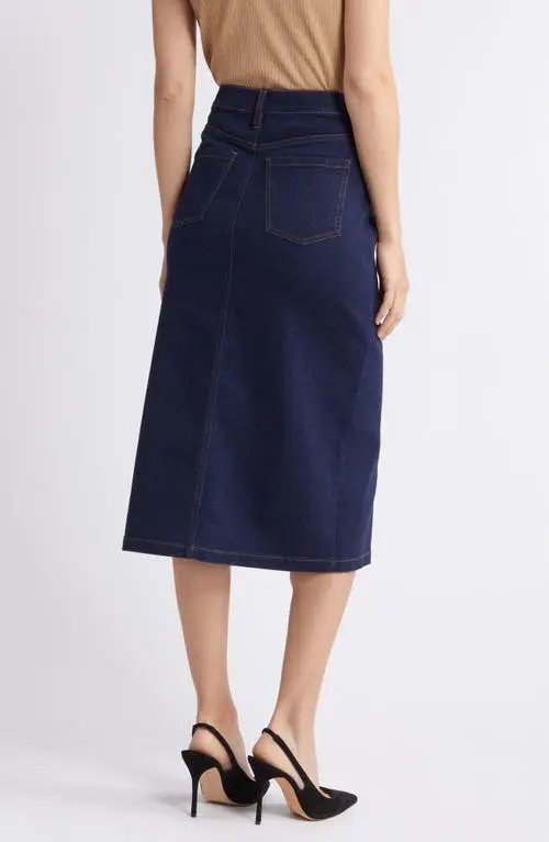 Anne Klein Denim Midi Skirt