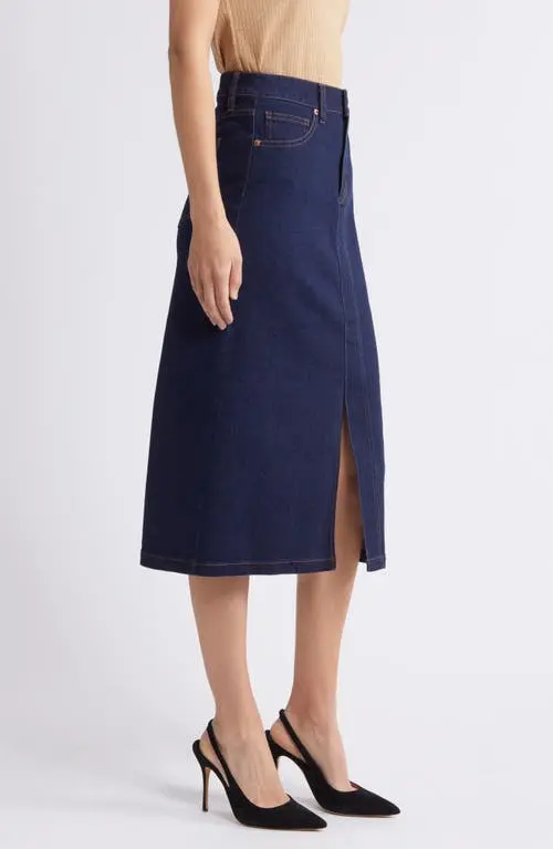 Anne Klein Denim Midi Skirt