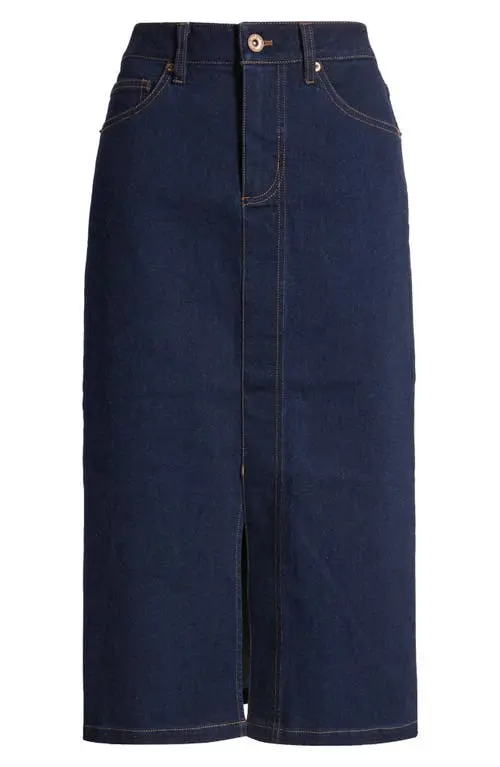 Anne Klein Denim Midi Skirt