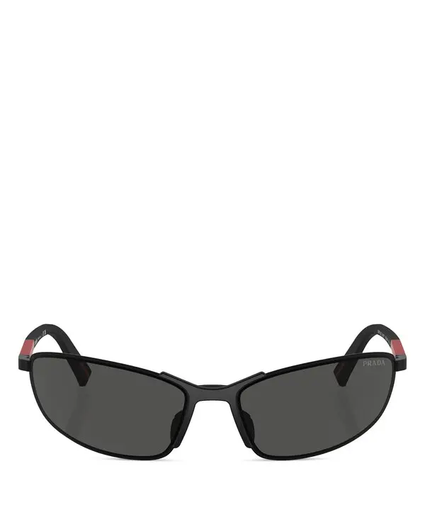 Prada Wraparound Sunglasses, 60mm