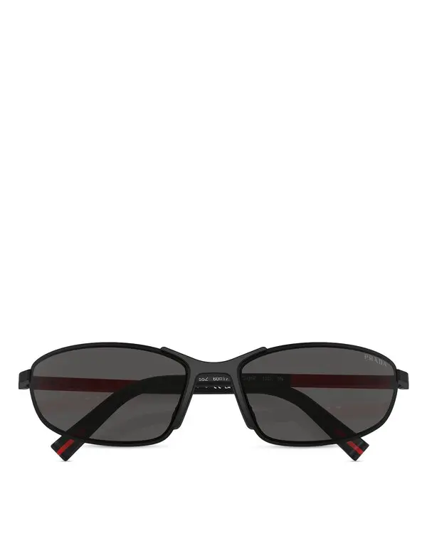 Prada Wraparound Sunglasses, 60mm