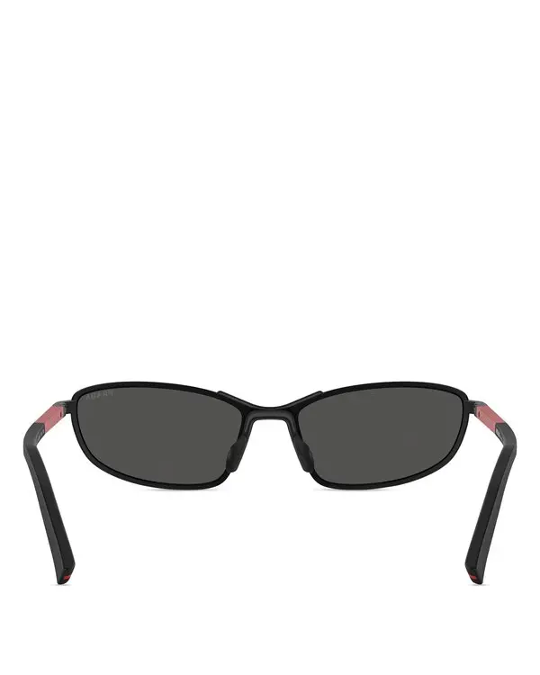 Prada Wraparound Sunglasses, 60mm