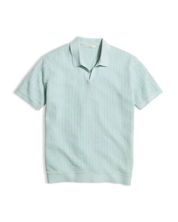 Marine Layer Liam Textured Polo Sweater