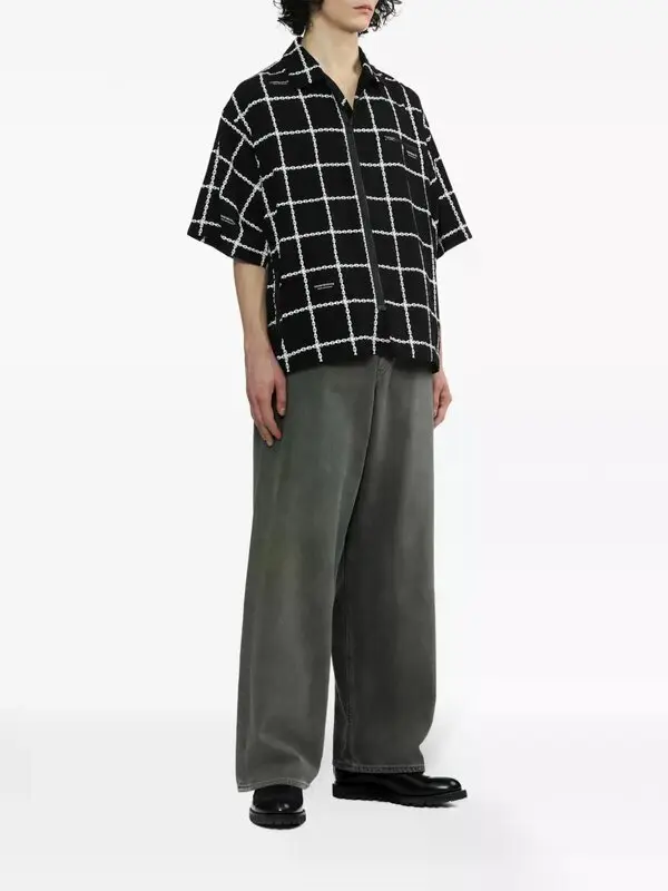 Undercover Graphic-print Zip-up Shirt