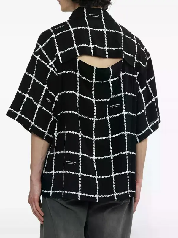 Undercover Graphic-print Zip-up Shirt