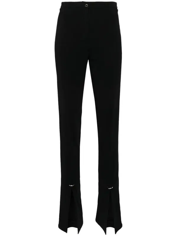MUGLER Pierced Trousers - Black