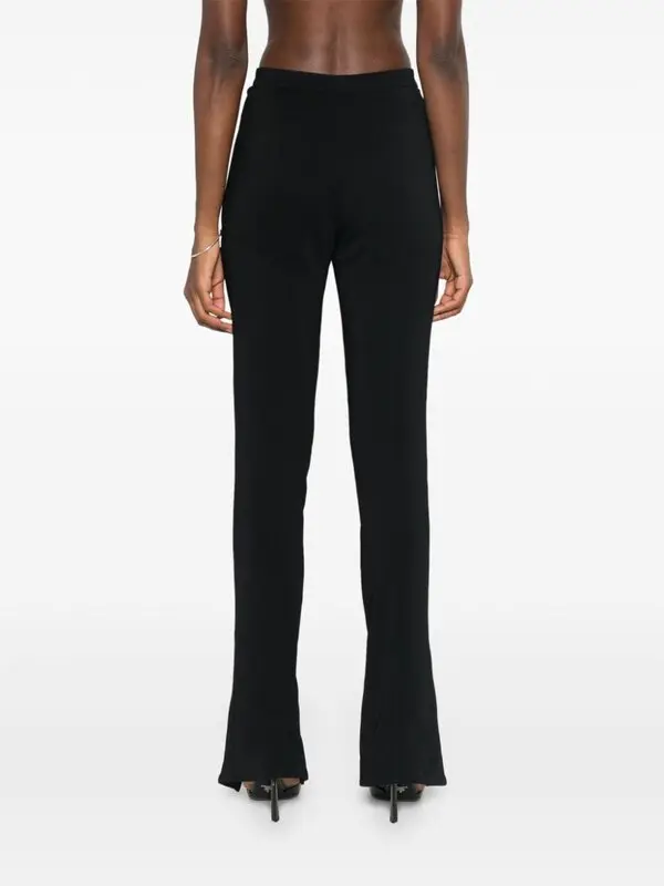 MUGLER Pierced Trousers - Black