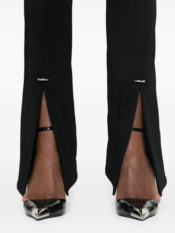 MUGLER Pierced Trousers - Black