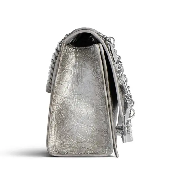 Balenciaga Crush Small Chain Bag With Rhinestones