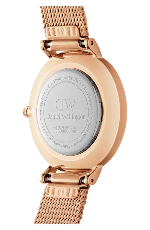 DANIEL WELLINGTON Petite Mesh Strap Watch