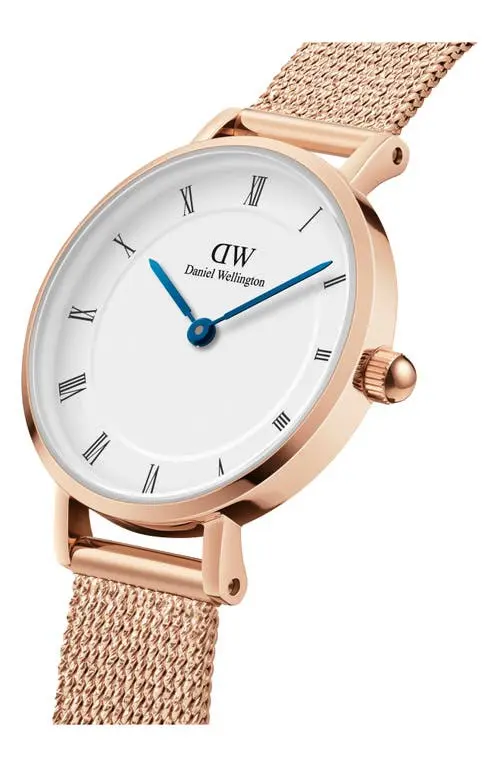 DANIEL WELLINGTON Petite Mesh Strap Watch