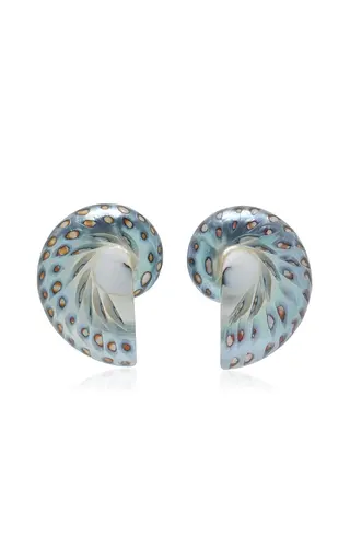 JULIETTA Exclusive Nautilus Shell Earrings
