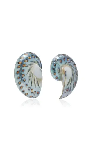 JULIETTA Exclusive Nautilus Shell Earrings