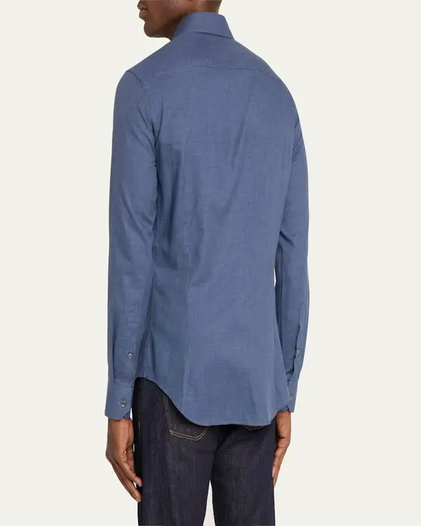 Giorgio Armani Micro-houndstooth Sport Shirt