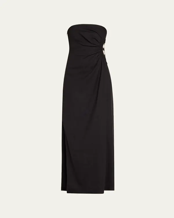 SIR. Dorian Strapless Midi Dress