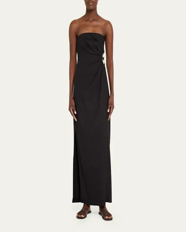 SIR. Dorian Strapless Midi Dress