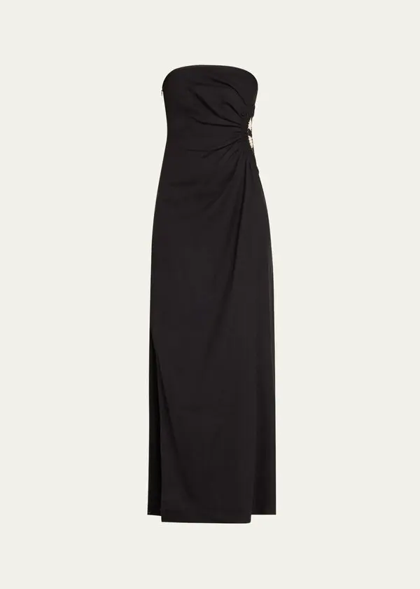 SIR. Dorian Strapless Midi Dress