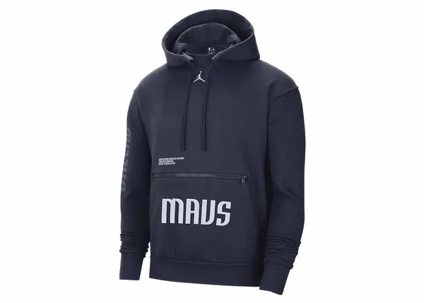JORDAN Nba Dallas Mavericks Courtside Statement Edition Loose Fit Hoodie
