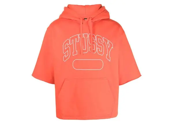 StÜssy Boxy Cropped Short Sleeve Hoodie