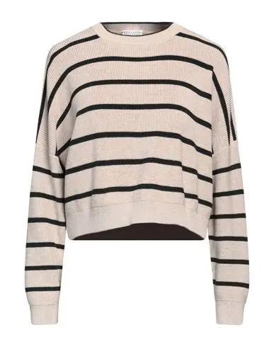 Brunello Cucinelli Cotton Striped Crewneck Sweater
