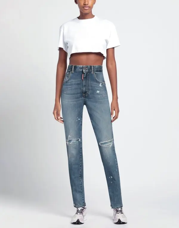 Dsquared2 Skinny Jeans With Distressed Details