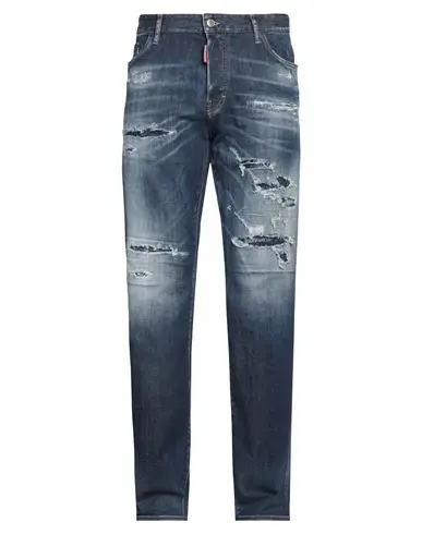 Dsquared2 Jeans With Leather Trims