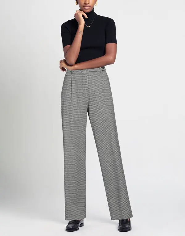 Maje Houndstooth Straight-leg Pants