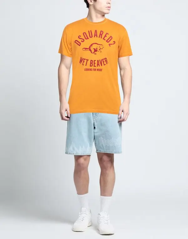 Dsquared2 T-shirt Size Cotton - Orange