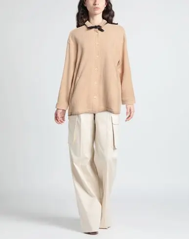 Destin Bouclé Overshirt With Appliqués