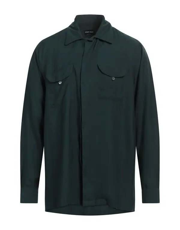 Giorgio Armani Shirt Size Lyocell, Silk