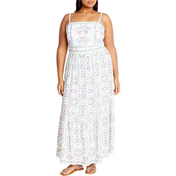 City Chic Molly Midi Sundress - In Love