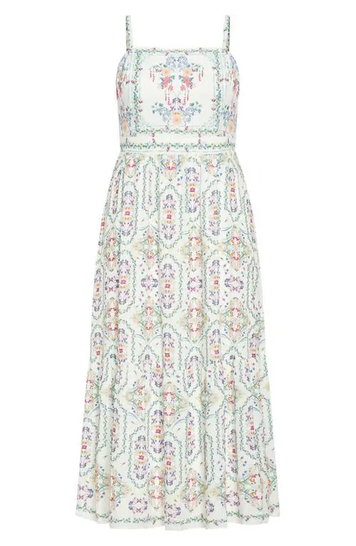 City Chic Molly Midi Sundress - In Love