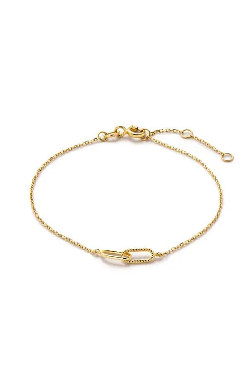 ANA LUISA Twisted Link Bracelet - Gold