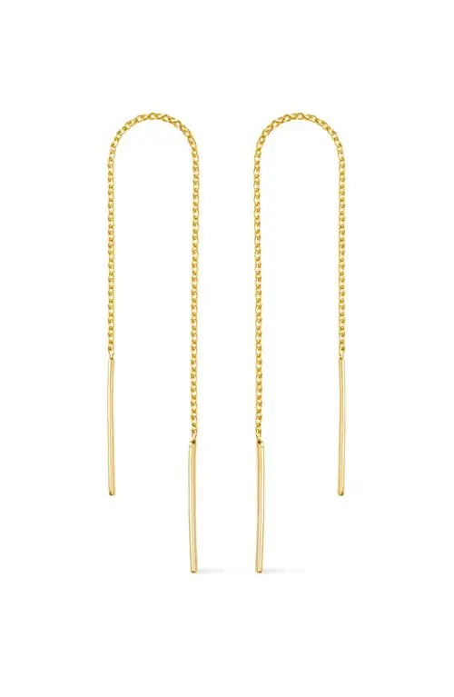 ANA LUISA 10k Recycled Solid Threader Earrings