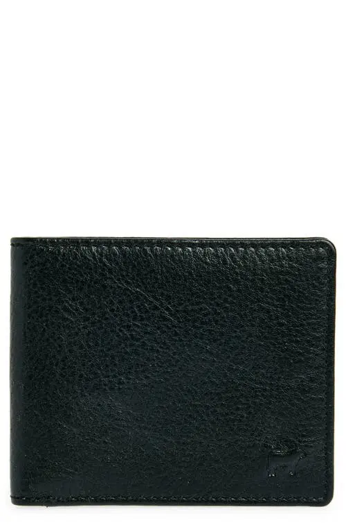 Will Leather Goods Classic Leather Bifold Wallet - Black