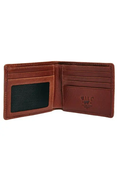 Will Leather Goods Classic Leather Bifold Wallet - Cognac