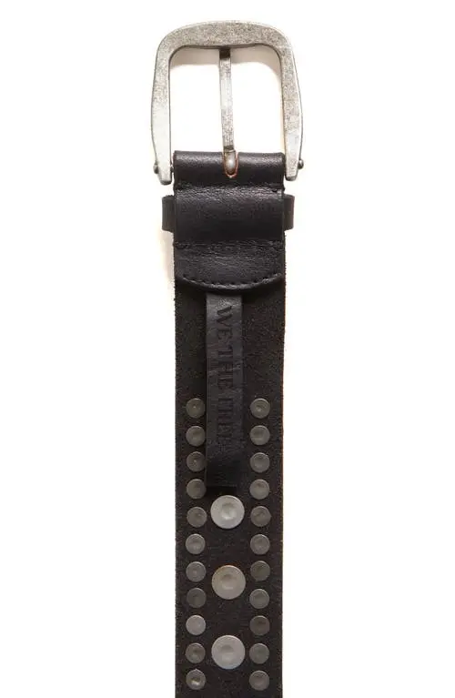 Free People We The Free Sola Studded Leather Belt - Black
