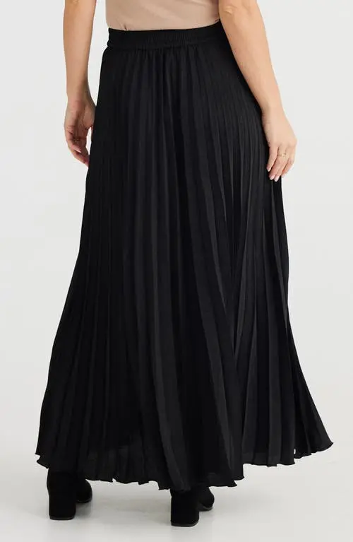BRAVE+TRUE Alias Pleated Maxi Skirt