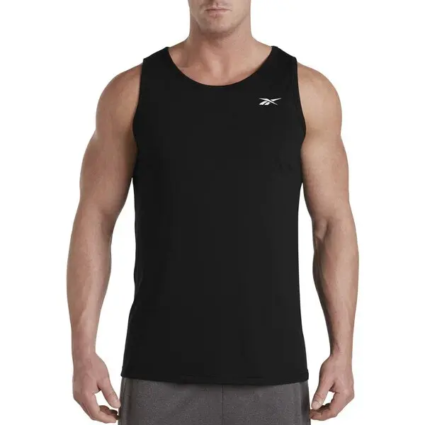 REEBOK Performance Jersey Tech Tank Top - Black