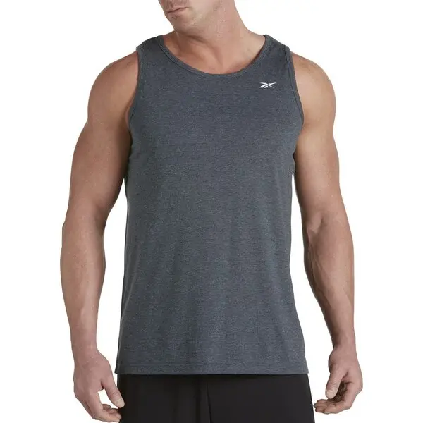 REEBOK Performance Jersey Tech Tank Top - Granite