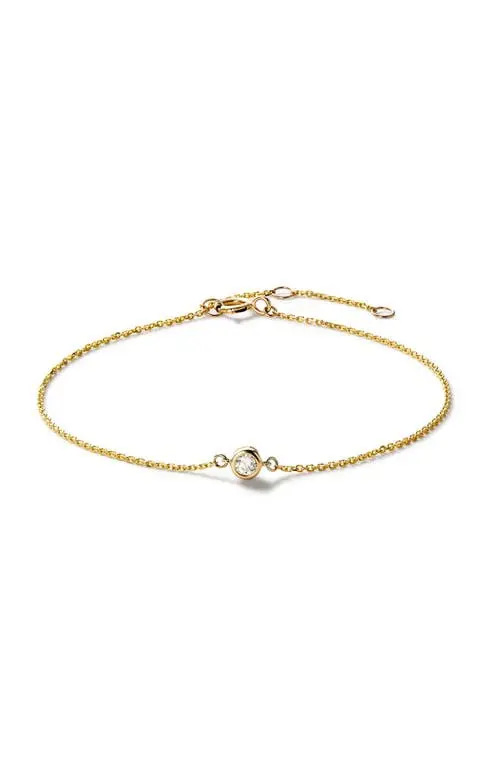ANA LUISA Chain Bracelet With Diamond - Gold
